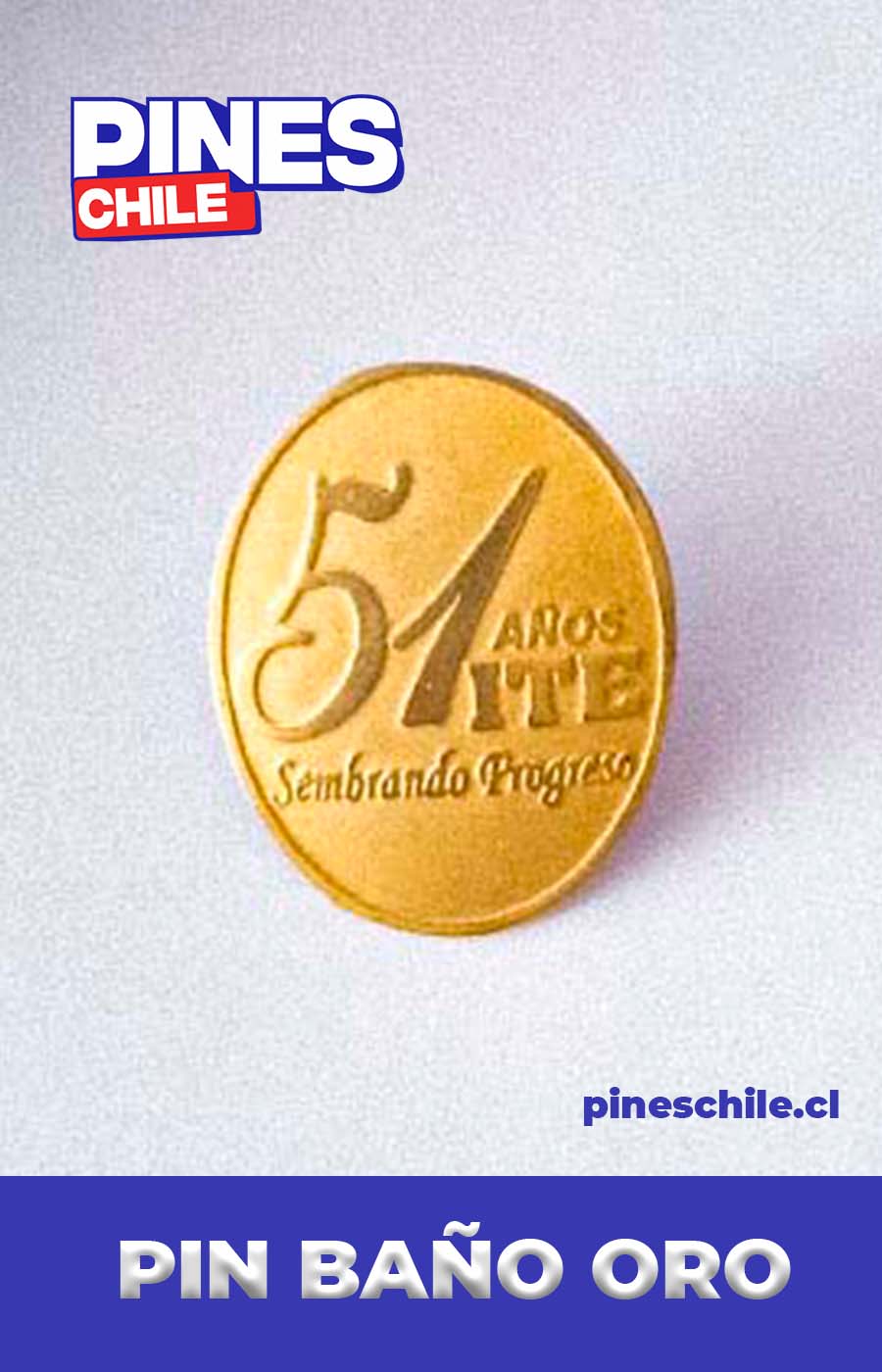 Pines metalicos personalizados