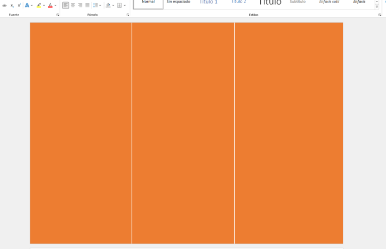 Cómo Crear un triptico en word Paso a Paso